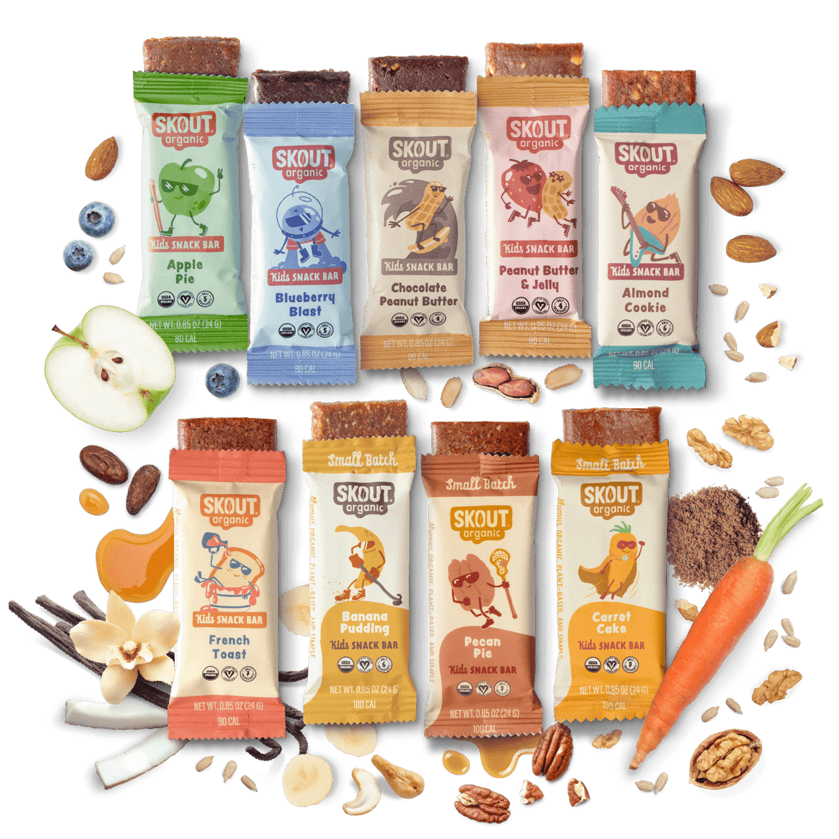 Skout Organic Soft Baked Cookies | Variety Pack