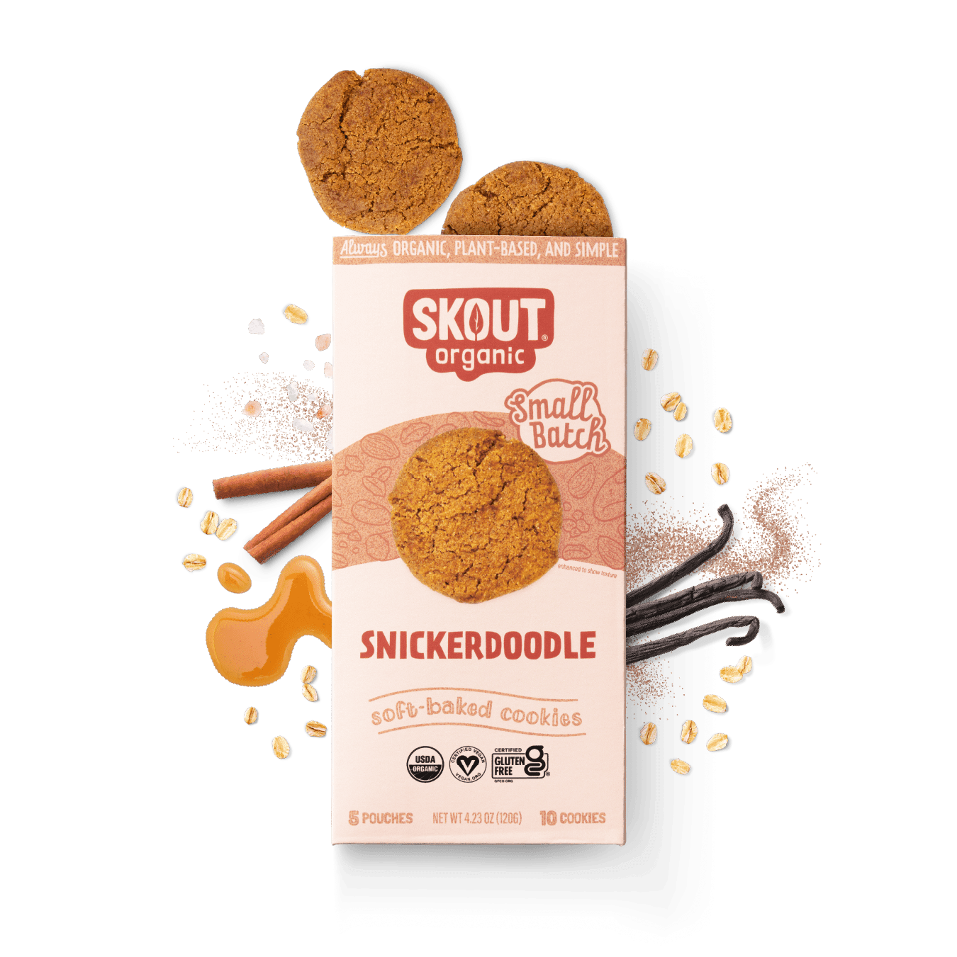 Skout Organic Soft Baked Cookies | Snickerdoodle