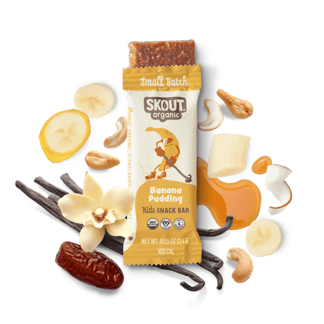 Skout Organic Kids Snack Bar | Banana Pudding