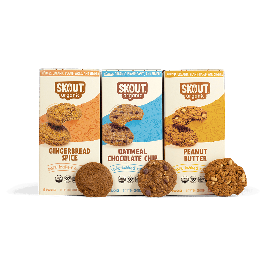 Skout Organic Soft Baked Cookies | Variety Pack